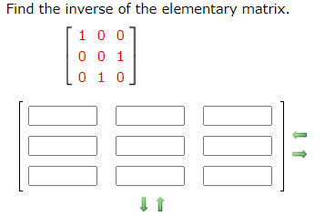 Solved Find the inverse of the elementary matrix. 1 0 0 0 0 | Chegg.com