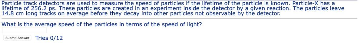 Solved Particle track detectors are used to measure the | Chegg.com