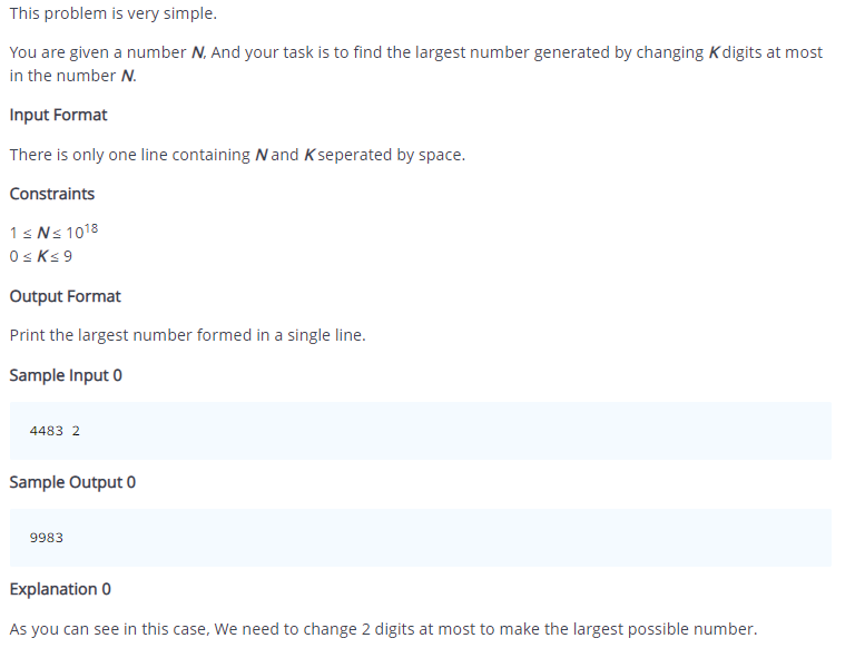 Solved This problem is very simple. You are given a number | Chegg.com