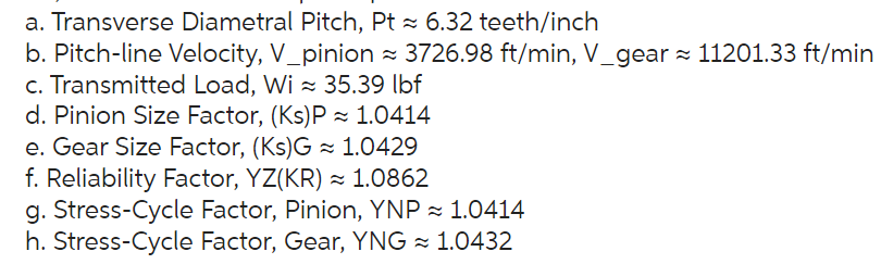 Required information A commercial enclosed gear drive | Chegg.com