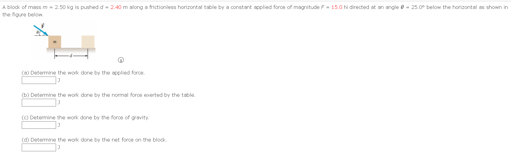 Solved the figure below. (i) (a) Determine the work done by | Chegg.com