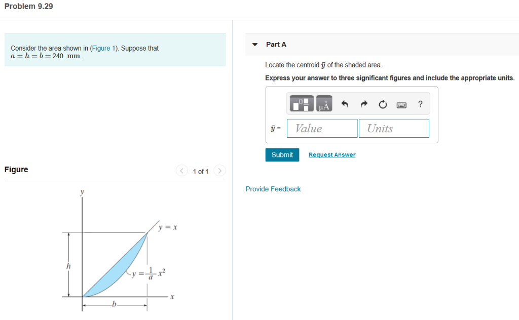 Solved Problem 9.29 Part A Consider the area shown in | Chegg.com
