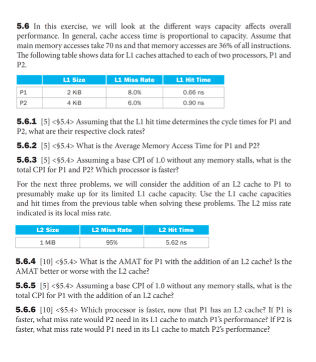 Solved 5.1 In this exercise we look at memory locality | Chegg.com