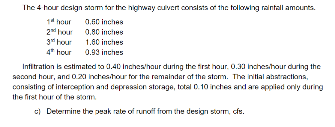 Solved Flow data from a stream gauge is shown below. It was | Chegg.com