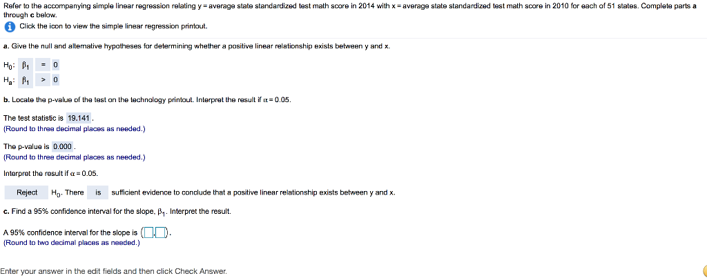 Solved Refer to the accompanying simple linear regression | Chegg.com