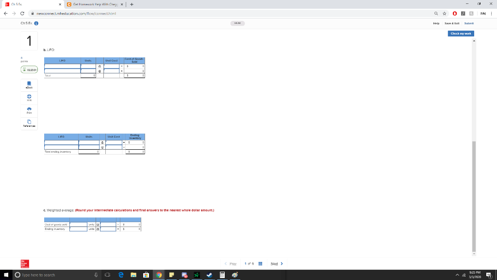 Solved Exercise 5-3A Allocating product cost between cost of | Chegg.com