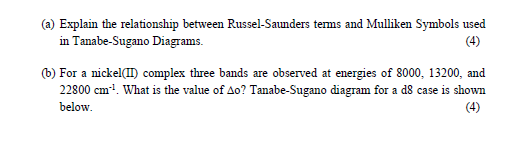 Solved (a) Explain the relationship between Russel-Saunders | Chegg.com