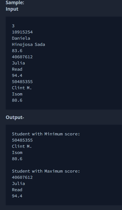 Solved 4. Students Database Problem Description You are | Chegg.com