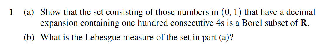 Solved from section 2D of Measure, Integration & Real | Chegg.com