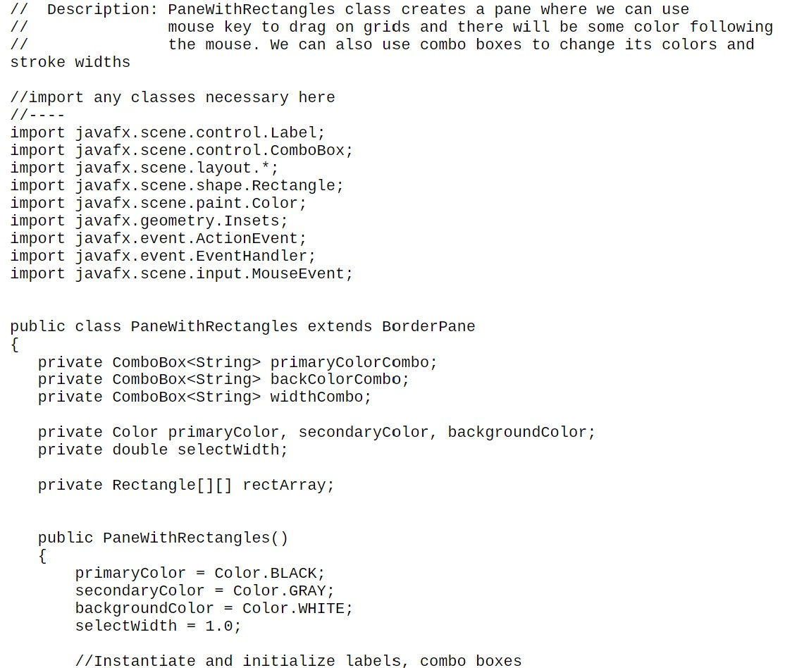 Help please. Write a Java program that constructs a | Chegg.com
