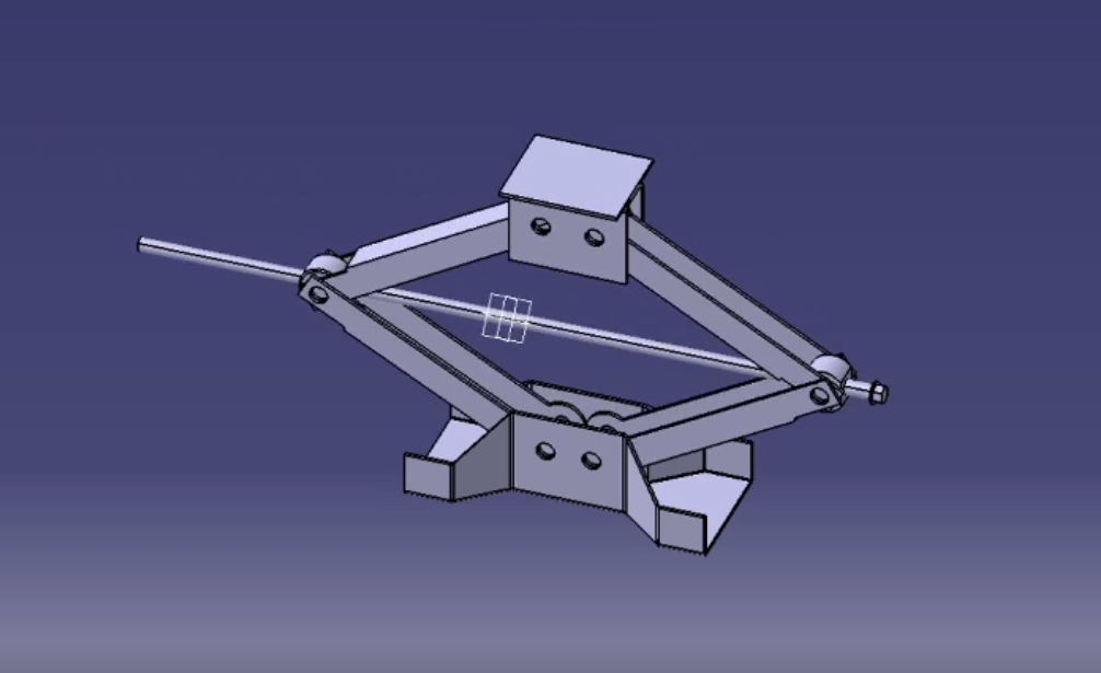 Solved The picture shows a basic scissor jack. From the | Chegg.com