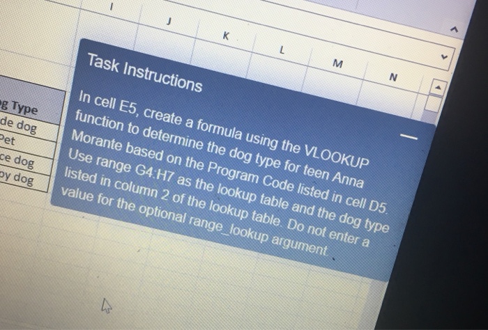 Task Instructions In Cell E5 Create A Formula Using 2348