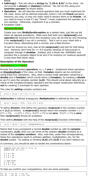 Solved OPTION A (Basic): Complex N A complex number, c, is | Chegg.com