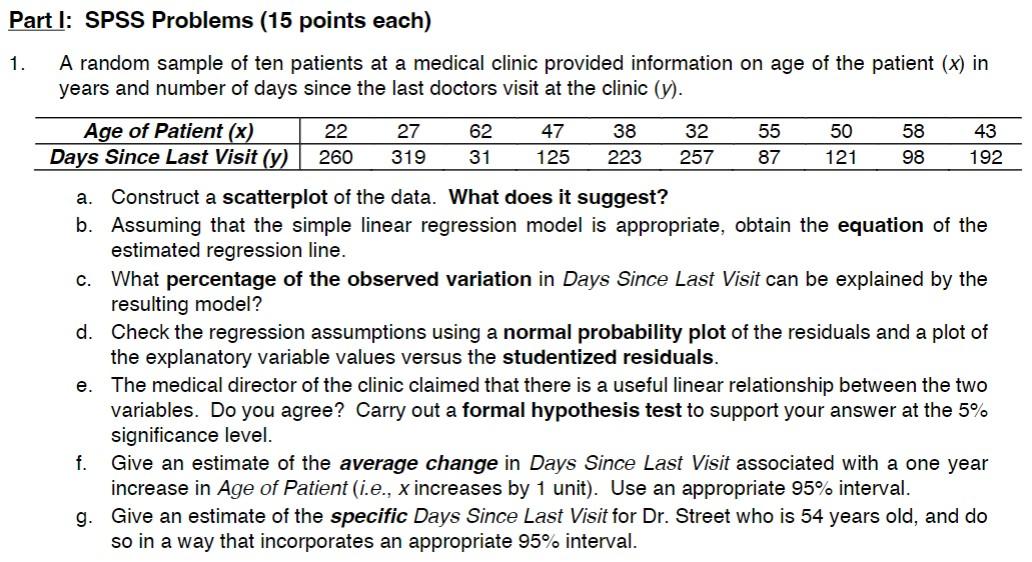Please use SPSS, if you cannot explain what kind of | Chegg.com