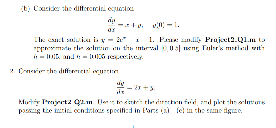 Solved Please help me with the MATLAB portion, when I try to | Chegg.com