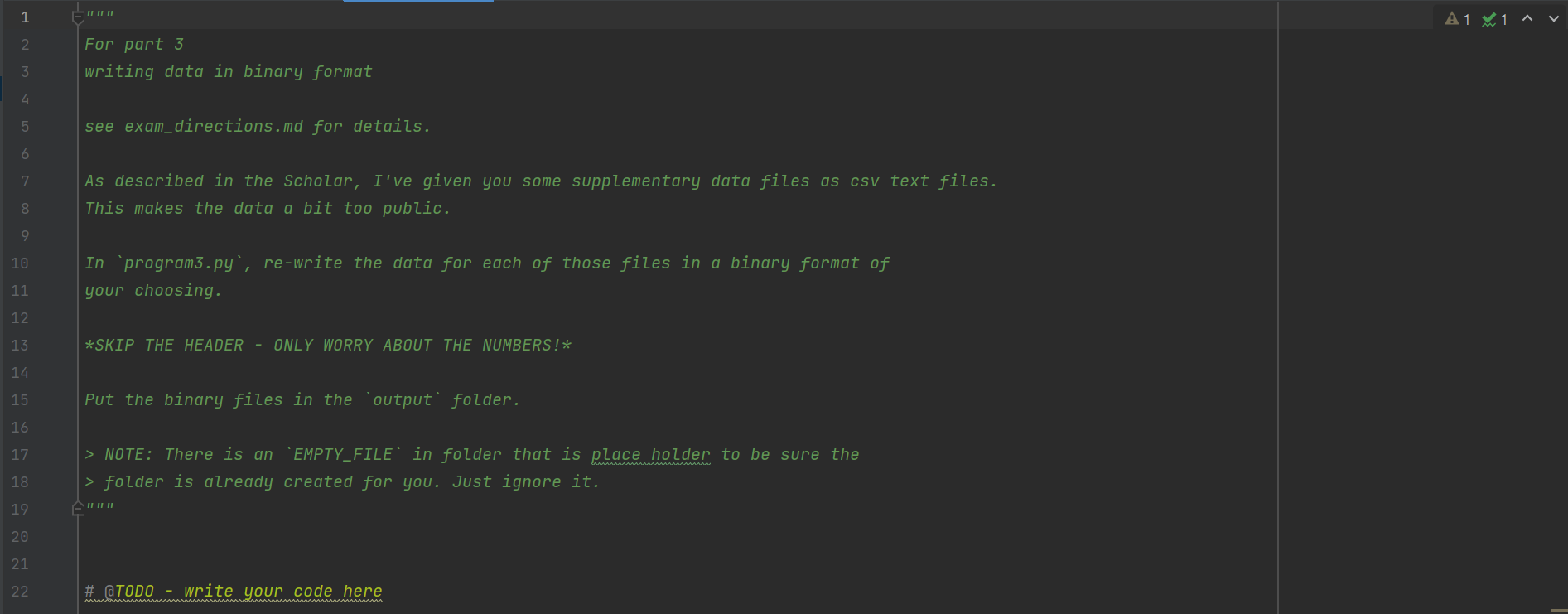 Solved Part 3 - In program3.py, you need to read in the | Chegg.com