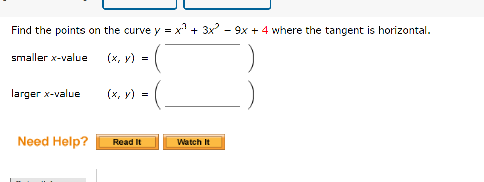 Solved Find the points on ﻿the curve y=x3+3x2-9x+4 ﻿where | Chegg.com