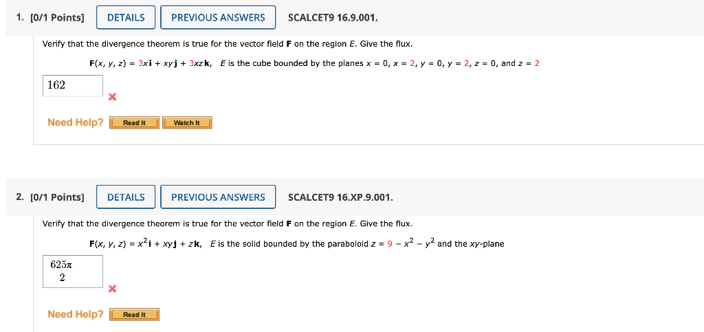 Solved Verify that the divergence theorem is true for the | Chegg.com