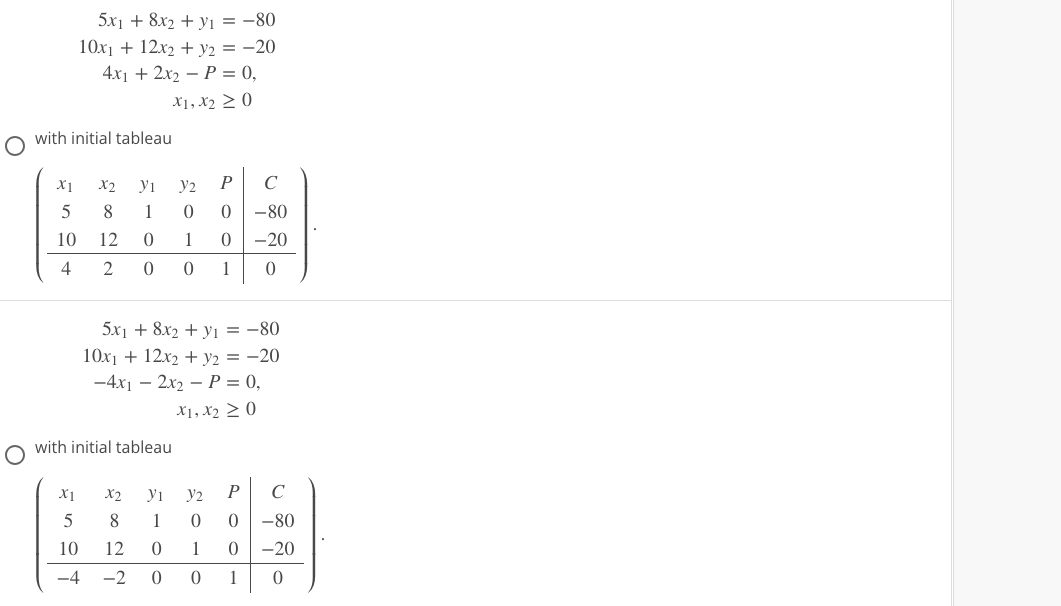 Solved Question Rewrite the following linear programming | Chegg.com