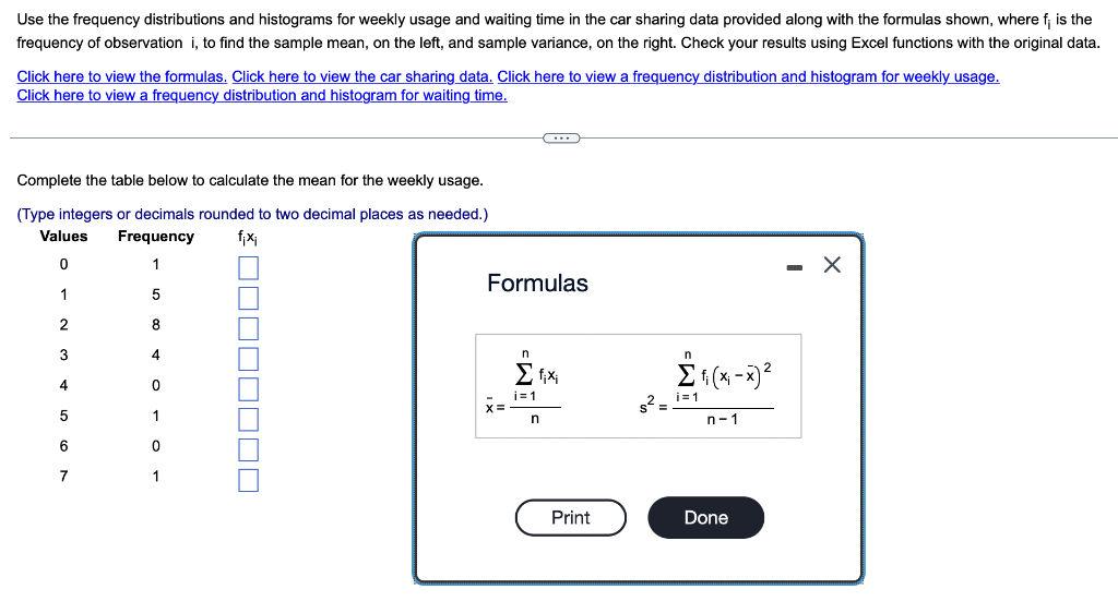 Solved Use the frequency distributions and histograms for | Chegg.com Solved Use the frequency distributions and histograms for | Chegg.com