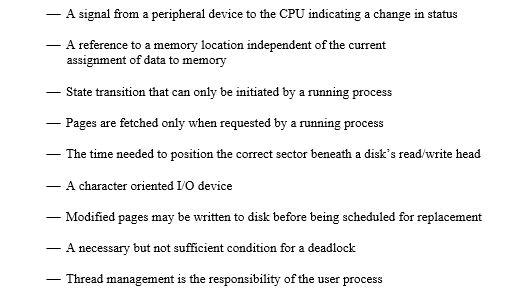 Solved - A signal from a peripheral device to the CPU | Chegg.com