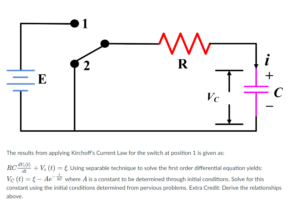 Solved The results from applying Kirchoff's Current Law for | Chegg.com
