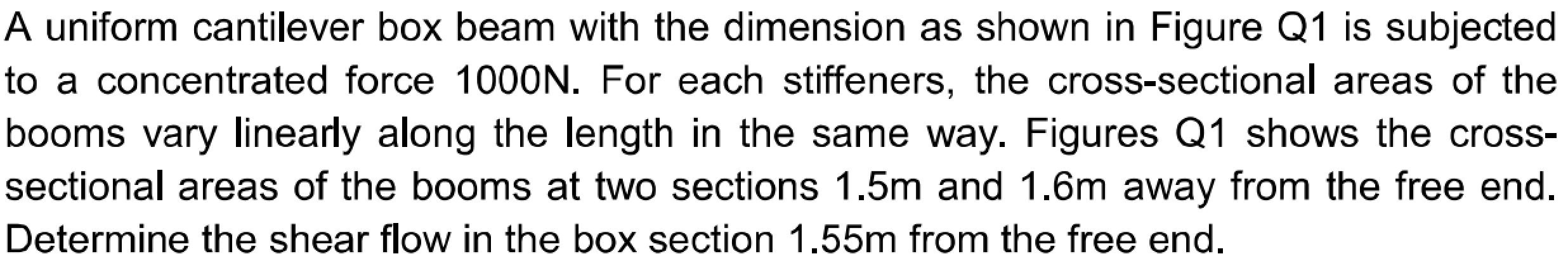 Solved Cross Section At 1 5 Mathrm{~m}