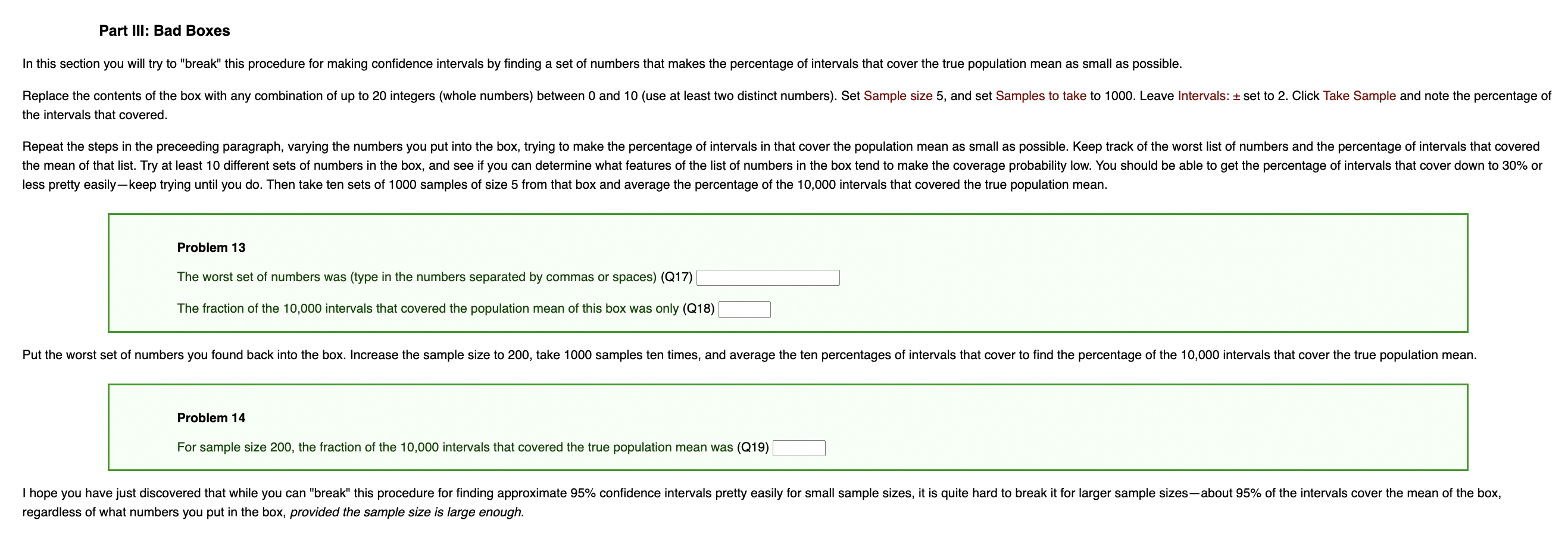 Solved the intervals that covered. Problem 13 The worst set | Chegg.com