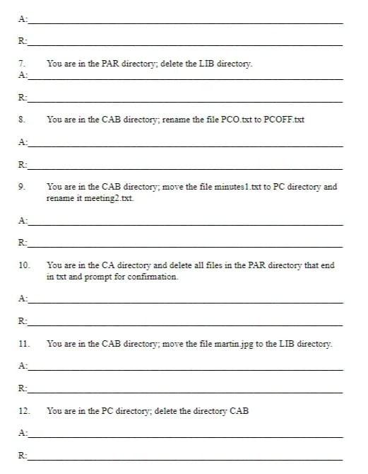 Solved MST100 Absolute and Relative Paths Worksheet 1. | Chegg.com