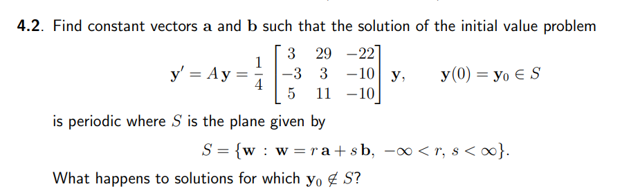 Solved 2. Find constant vectors a and b such that the | Chegg.com