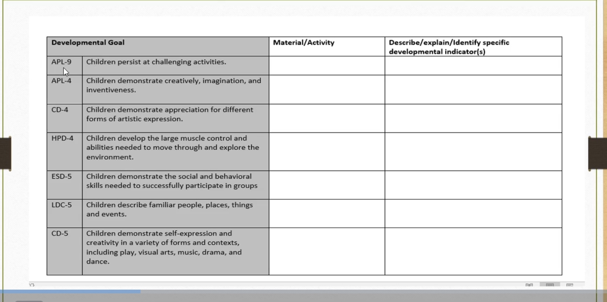 Solved \table[[Developmental | Chegg.com