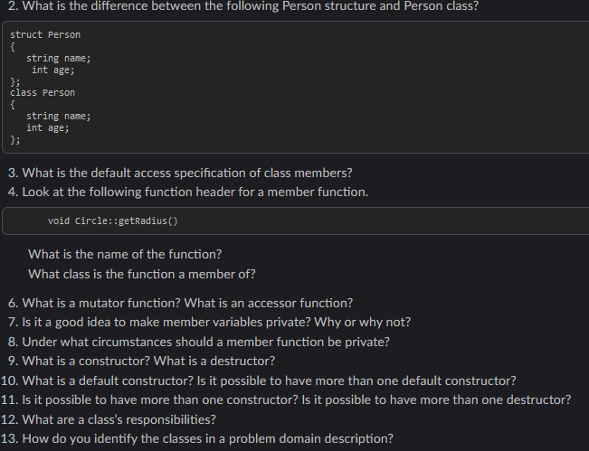 Solved 2. What is the difference between the following | Chegg.com