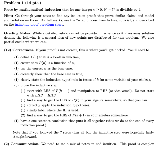 Solved Prove by mathematical induction that for any integer | Chegg.com