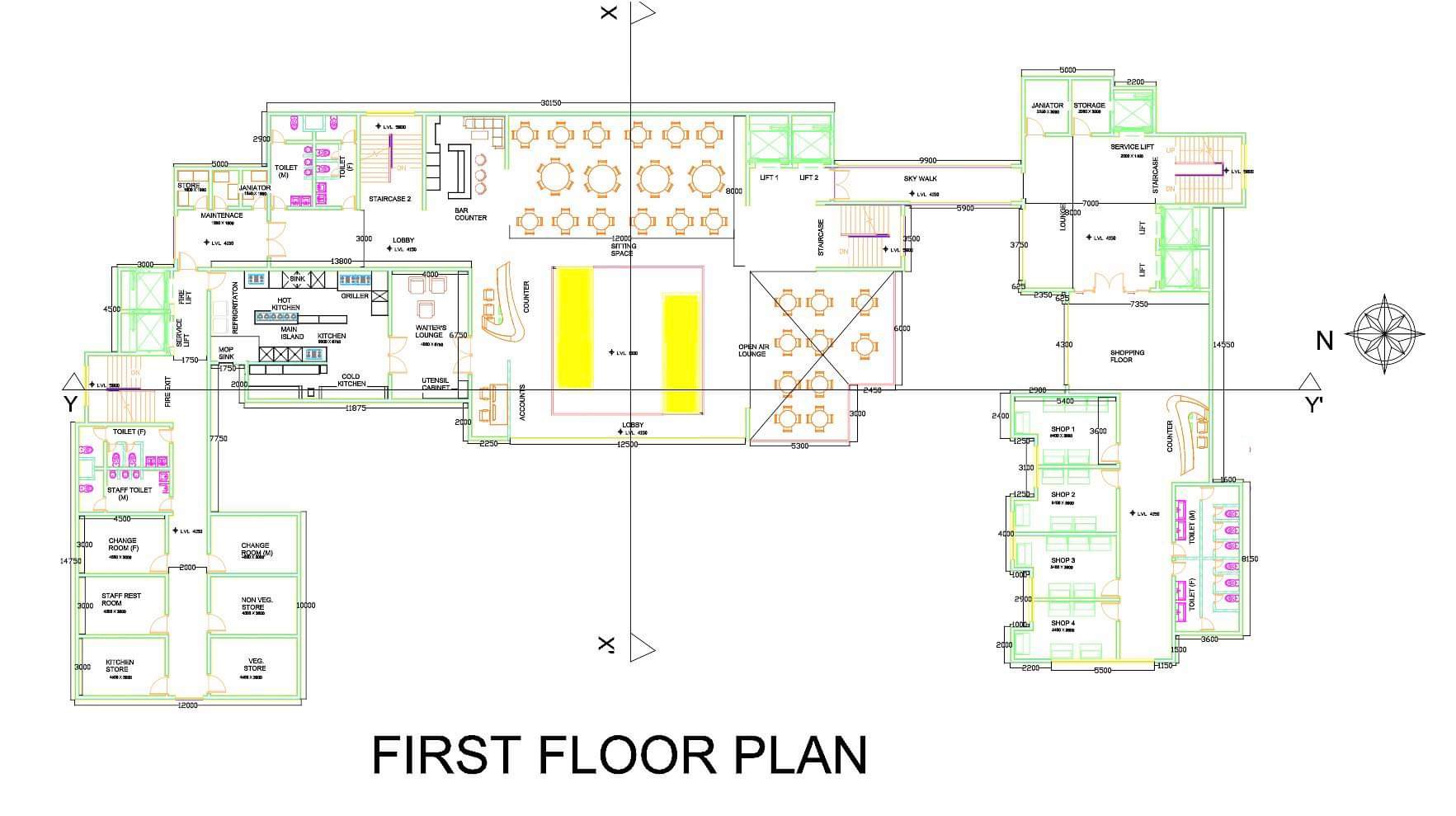 Solved Make a Layout for cctv system and fdas in this cad | Chegg.com