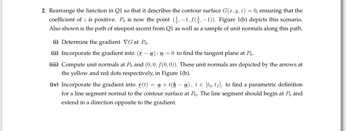 Solved 2. Rearrange the function in Q1 so that it describes | Chegg.com