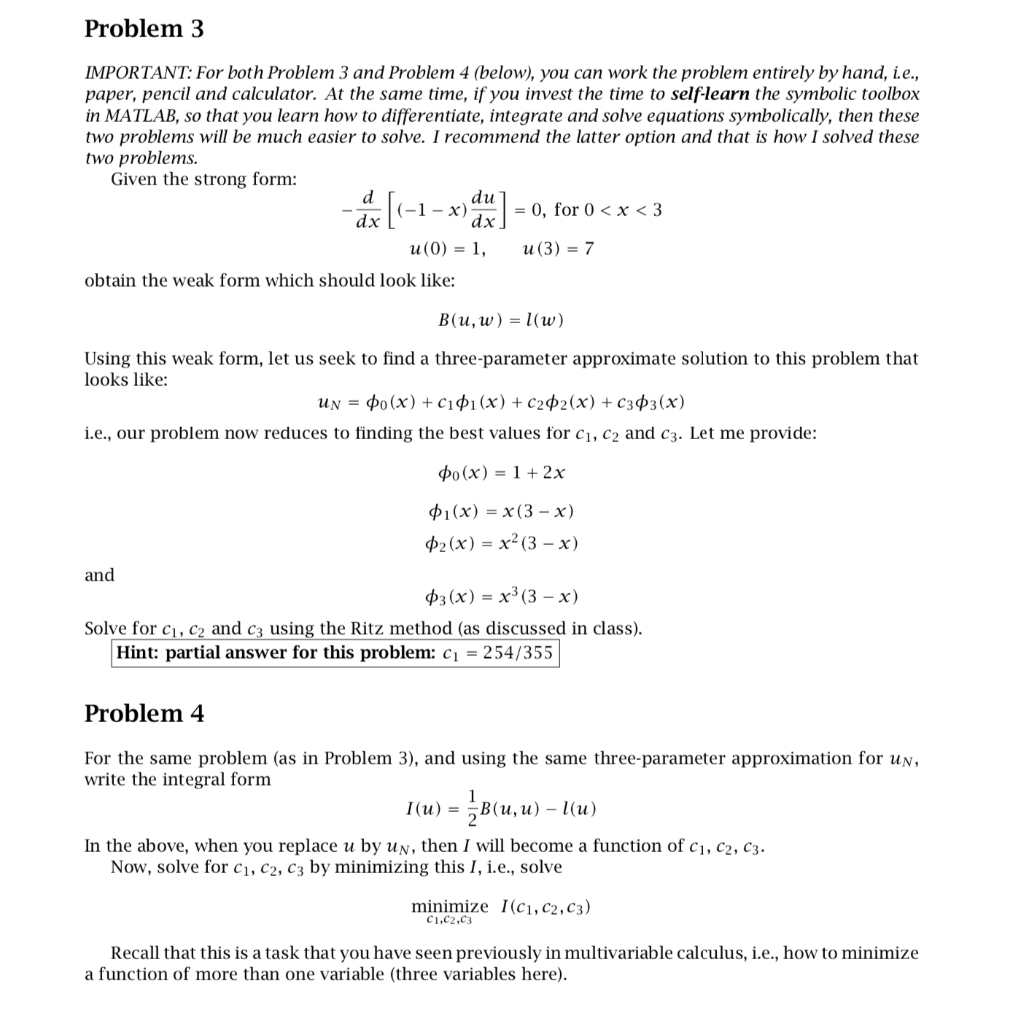 Solved Problem 3 IMPORTANT: For both Problem 3 and Problem 4 | Chegg.com