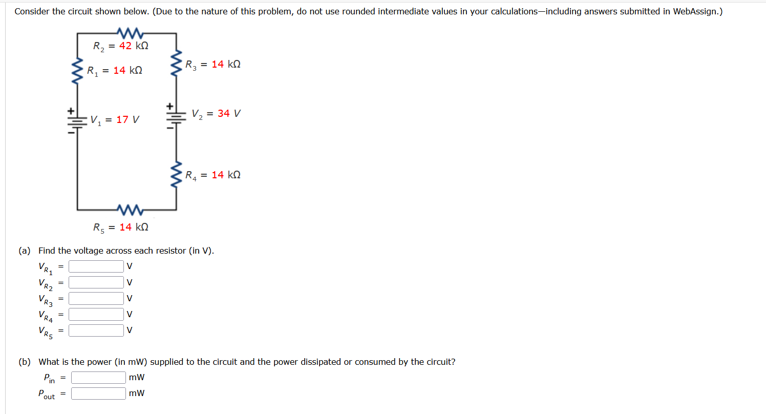 Solved sup(a) ﻿Find the voltage across each resistor (in | Chegg.com
