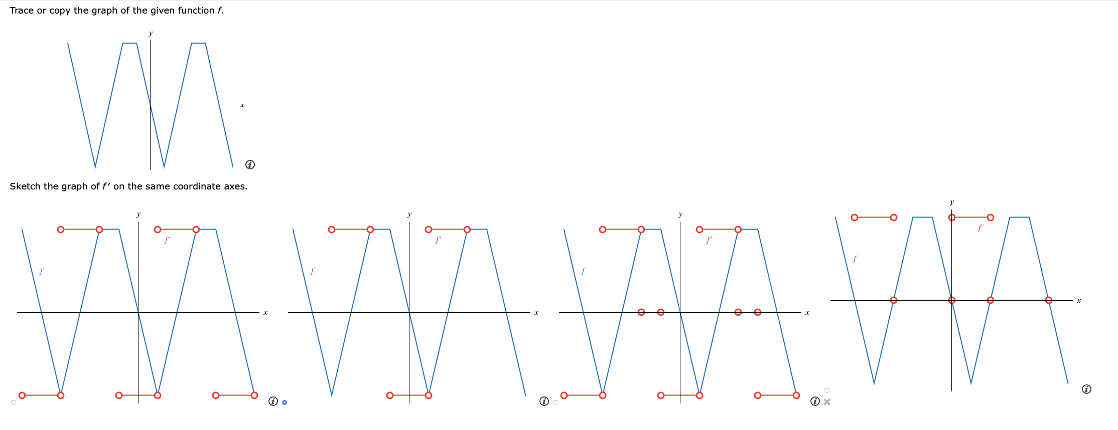 Solved Trace or copy the graph of the given function f. | Chegg.com