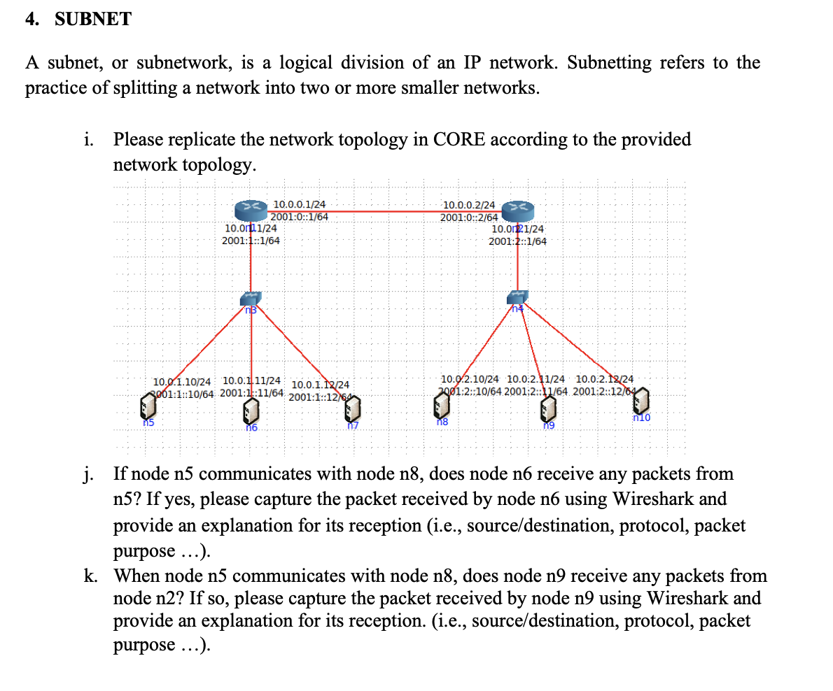 Solved Please use "Wireshark" to replicate the following | Chegg.com