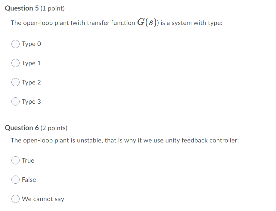 Solved Steady-State Error (20 points) Let us consider a | Chegg.com