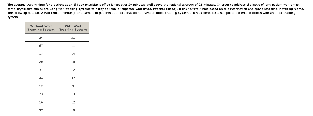 Solved system.d) Considering only offices without a wait | Chegg.com