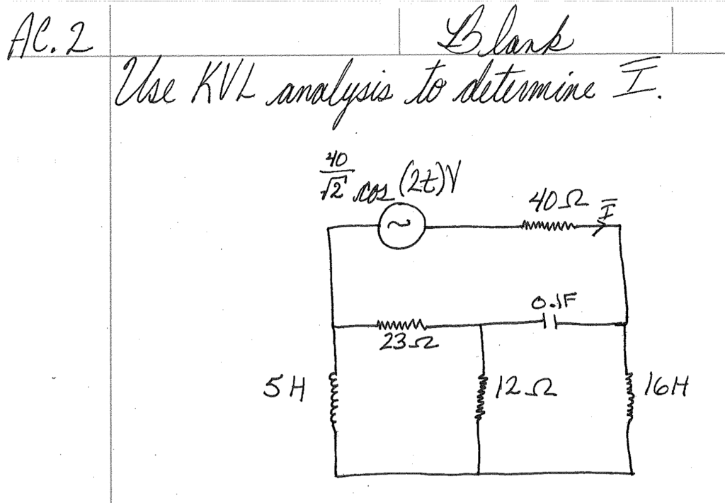Solved 1. Use reduction to determine V. 2. Use KVL analysis | Chegg.com