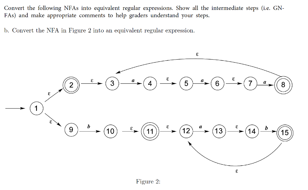 Solved Convert the following NFAs into equivalent regular | Chegg.com
