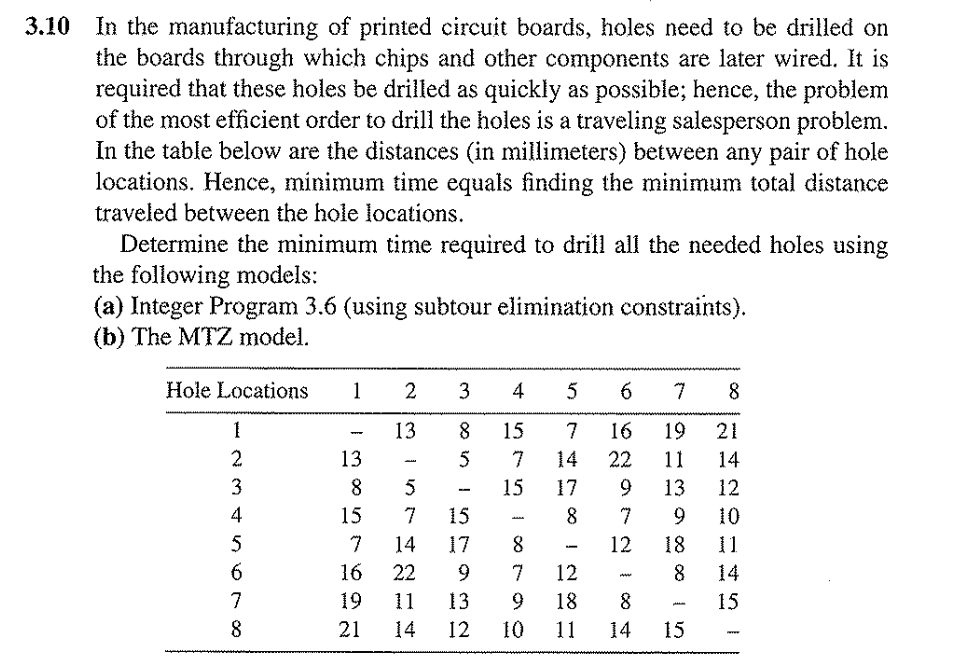 Solved 3.10 ﻿In the manufacturing of printed circuit boards, | Chegg.com