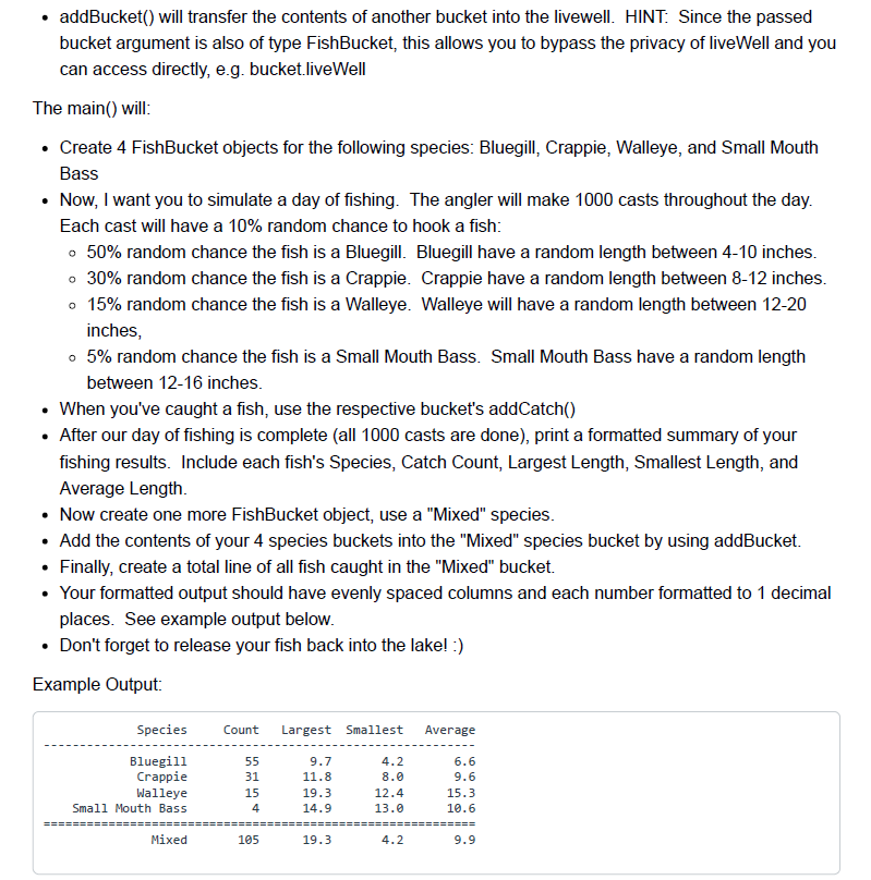 Solved You are to build a program that simulates a day of | Chegg.com
