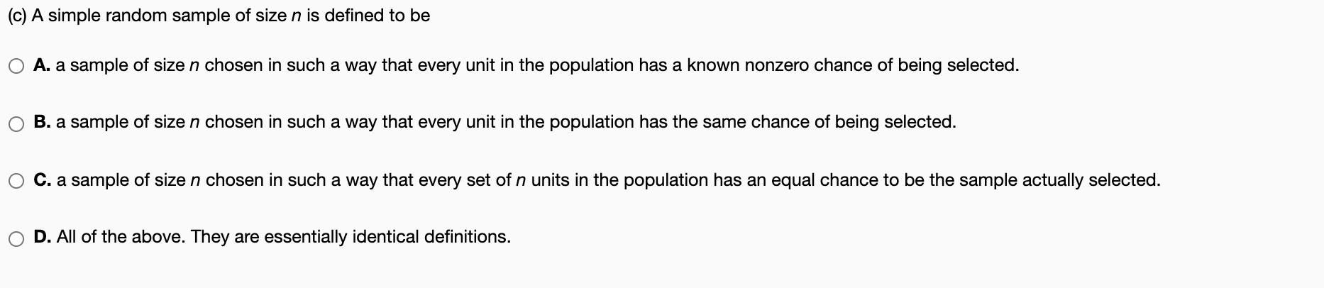 Solved Problem 7 1 Point For Each Problem Select The 0828