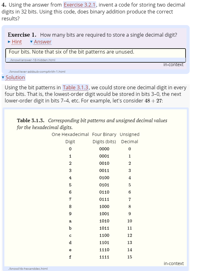 Solved 4. Using the answer from Exercise 3.2.1, invent a | Chegg.com