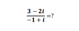 Solved −1+i3−2i=? | Chegg.com