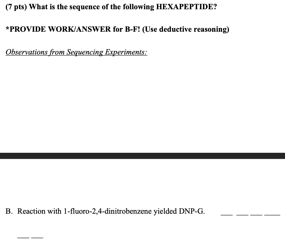 Solved (7 pts) What is the sequence of the following | Chegg.com