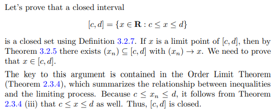 Solved . A set F ⊆ R is closed if it contains its limit | Chegg.com